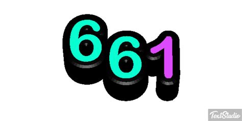 661 Number Animated  Logo Designs