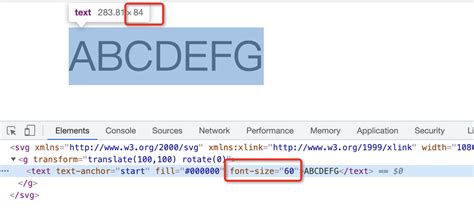 Nodejs How To Calc Svg Text Element Bounding Box In Nodejs Server