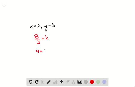 solved the variables x and y vary directly use the given values to