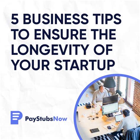 5 business tips to ensure the longevity of your startup