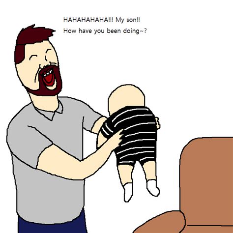 미국인 아빠가 퇴근해서 집에 오는 만화 짤툰