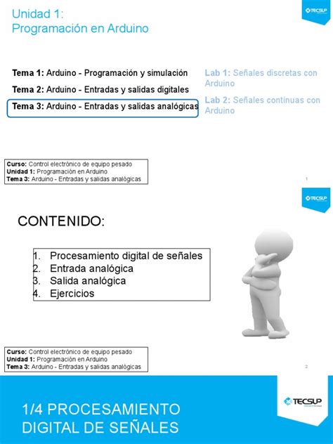 T3 Arduino Entradas Y Salidas Analógicas Pdf Señal Analoga Electrónica