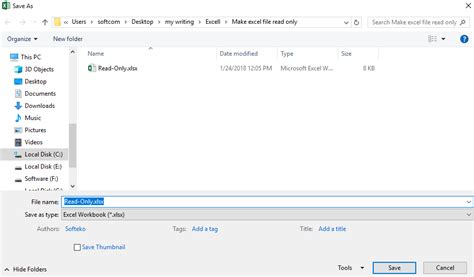 How To Make Excel Not Read Only Passabk