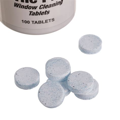 Unger Pill Window Cleaning Tablets 100 Tabletsbottle In The Glass