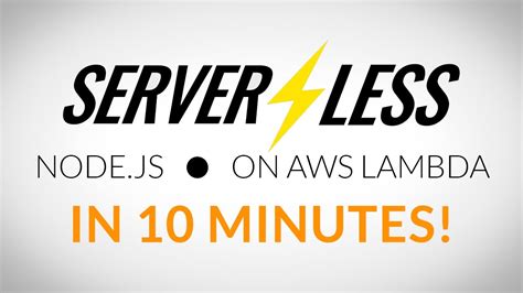 Aws Lambda Tutorial Lambda Serverless Happy Youtube