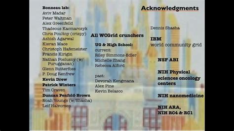 Lecture Human Proteome Folding Project Q And A 2011 Youtube