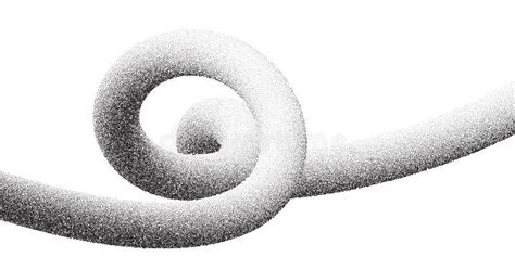 Dotwork Swirl Pattern Background Black Noise Stipple Dots Wave Curve Dotted Sand Vector Stock