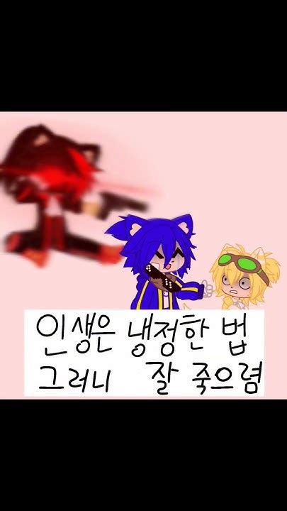 인생은 냉정한 법 Sonic 섀도우 소닉 테일즈 Youtube