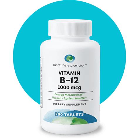 Vitamin B12 1000 Mcg Support Energy Metabolism And Nervous System