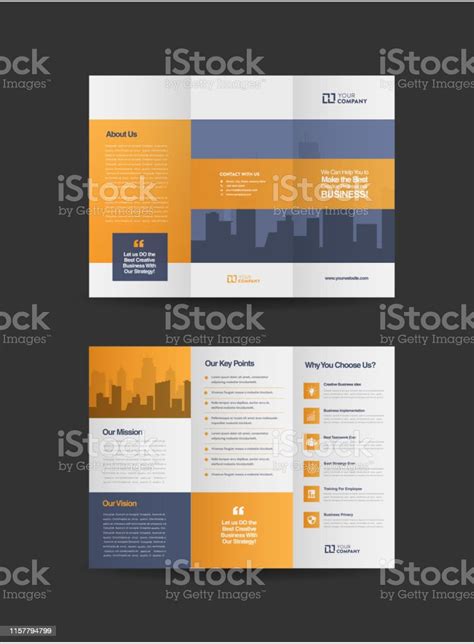 트라이 폴드 브로셔 디자인 3 접힌 브로셔 템플릿 비즈니스 광고 브로셔 책표지에 대한 스톡 벡터 아트 및 기타 이미지 책표지 3가지 개체 형판 Istock