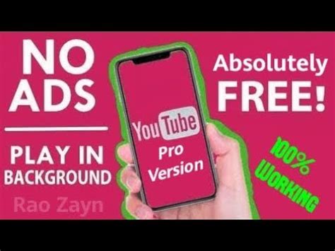 Use Youtube Without ADS How To Play YouTube Videos In Background YouTube