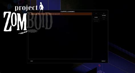 project zomboid cheat menu teleport
