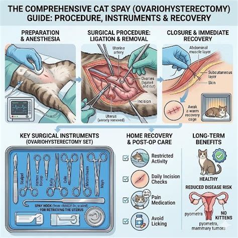 What Happens During Cat Spay Surgery Procedure Instruments And Recovery