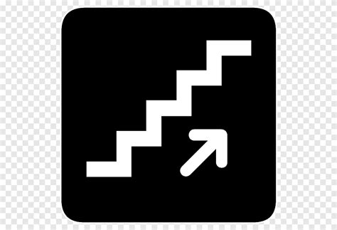 계단 컴퓨터 아이콘 에스컬레이터 계단 각도 건물 Png Pngegg