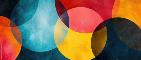 Overlapping Circles Creating A Venn Diagram Highlighting The