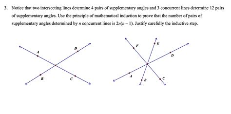 Notice That Two Intersecting Lines Determine 4 ﻿pairs