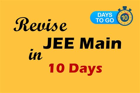 Preparation Tips For Jee Main Crack Jee Main In Days