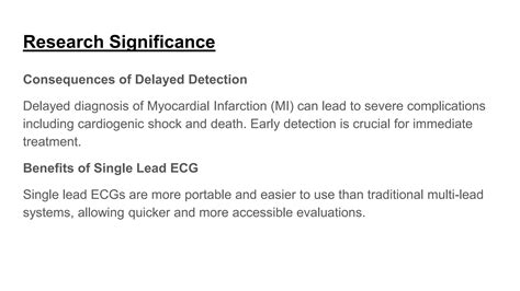 Myocardial Infarction Detection Using Ecg Pptx Free Download