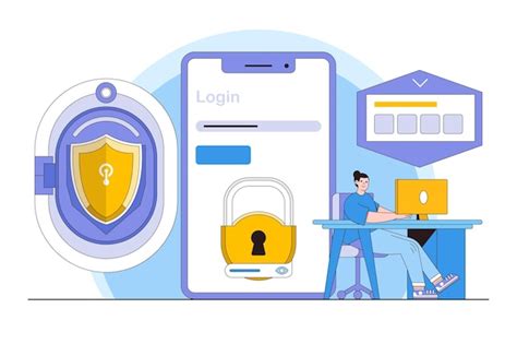 Privacidade Digital E Conceito De Segurança Online Com Uma Pessoa