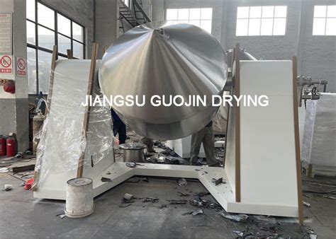 1500l Condensates Double Cone Dryer For Bacteria Fertilizer Granules