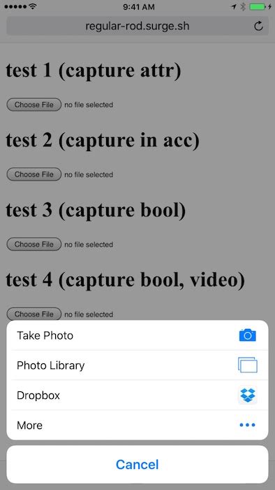 capturing camera picture data without phonegap an update
