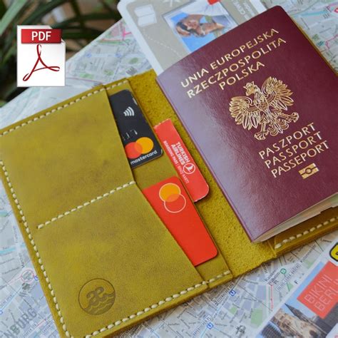 Passport Wallet Pattern Etsy