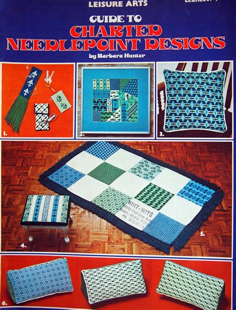 Guide To Charted Needlepoint Designs By Barbara Hunter Vintage