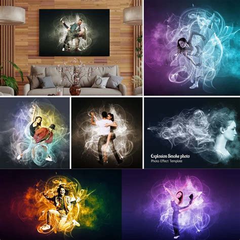 Explosion Smoke Photo Effect Masterbundles