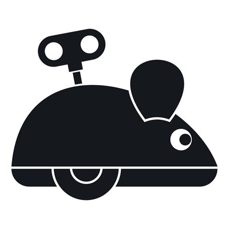 Clockwork Mouse Icon Simple Style 15206991 Vector Art At Vecteezy