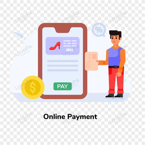신용카드 로 온라인 결 제 를 하 는 인원 설명도 Png 일러스트 무료 다운로드 Lovepik