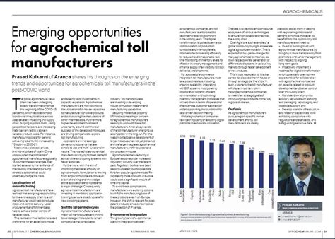 Prasad Kulkarni On Linkedin Chemicals Agrochemicals Tollmanufacturing