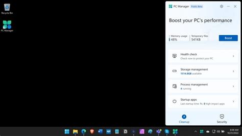 Microsofts New Pc Manager App Aims To Boost Your Pcs Performance