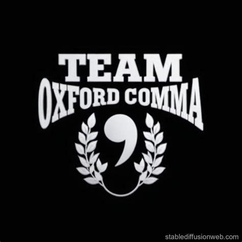 Logo With Comma Separation Stable Diffusion Online