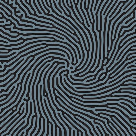 Premium Vector Monochrome Reaction Diffusion Organic Spiral Circular