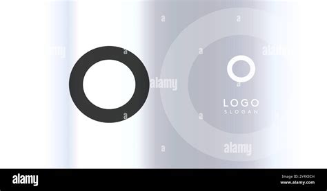 Bold Futuristic Logo Monogram Sleek Minimalistic Letter O For Innovative Tech Company Science