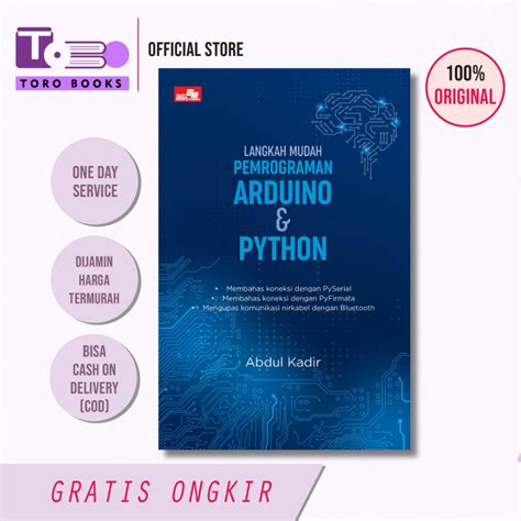 jual langkah mudah pemrograman arduino and python abdul kadir shopee