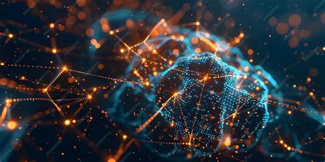 Highlighting 3d Animation Of Neural Network Chatbot Ai Deep Learning Model Concept Ai Technology