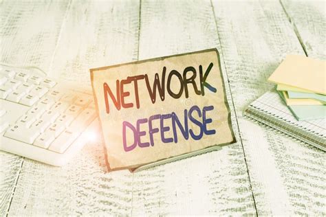 Text Sign Showing Network Defense Conceptual Photo Easures To Protect