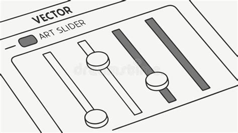 Audio Sliders Interface Sound Control And Audio Settings Vector Design