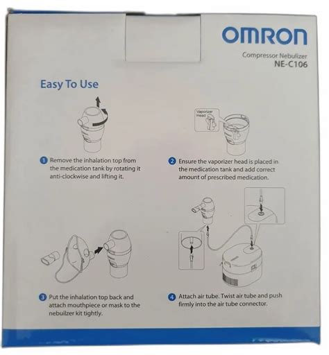 Portable Omron Compressor Nebulizer For Clinical Purpose Model Name Number Ne C106 At Rs 1125