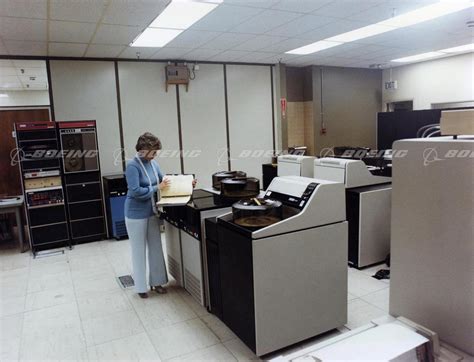 Boeing Images Data Processing Ground Station Computers At Boeing S Flight Test Facility Circa