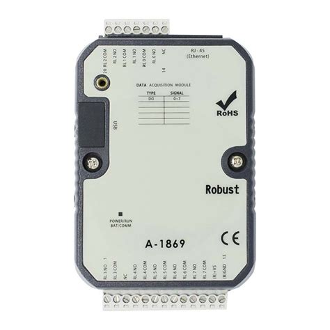 Ethernet I O Module With 8do Relay Output A 1869 Ethernet I O Module And Ethernet Modbus Tcp