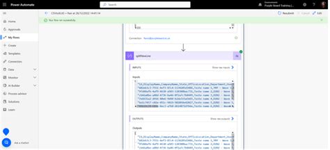 Format Output Of A Csv Parse Remove Extra Lines And Rmicrosoftflow