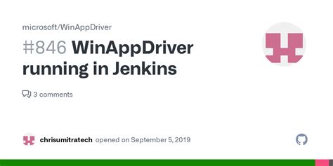 winappdriver running in jenkins · issue 846 · microsoft winappdriver
