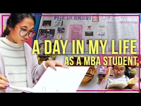 A Day In My Life As A MBA Student Part Time Job And Study Life
