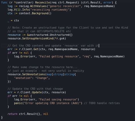 K8s Operator With Dynamic Crds Using Controller Runtime No Structs Gripdev