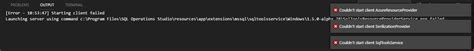 Unnable To Reach A Server With Workspace · Issue 5918 · Microsoft