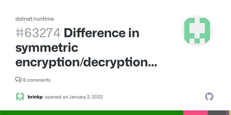 Difference In Symmetric Encryptiondecryption Between Net Core 5 And