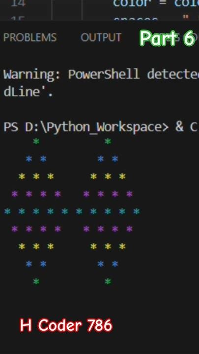 Butterfly Star Pattern In Python By H Coder 786 Shorts Shortsfeed
