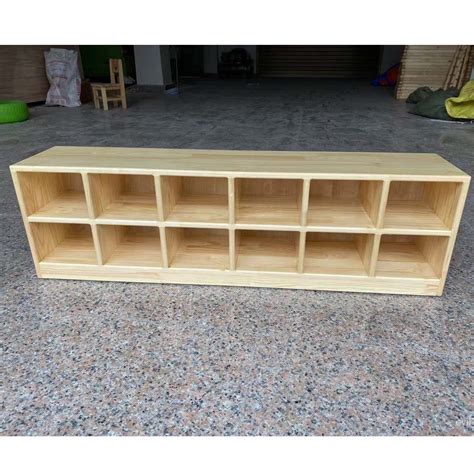 【實木鞋架】早敎中心舞室簡易多層鞋櫃幼兒園鞋櫃實木雙層多功能收納儲物櫃大容量鞋櫃現代組裝鞋櫃子 簡約竹製鞋櫃 1rjw 蝦皮購物